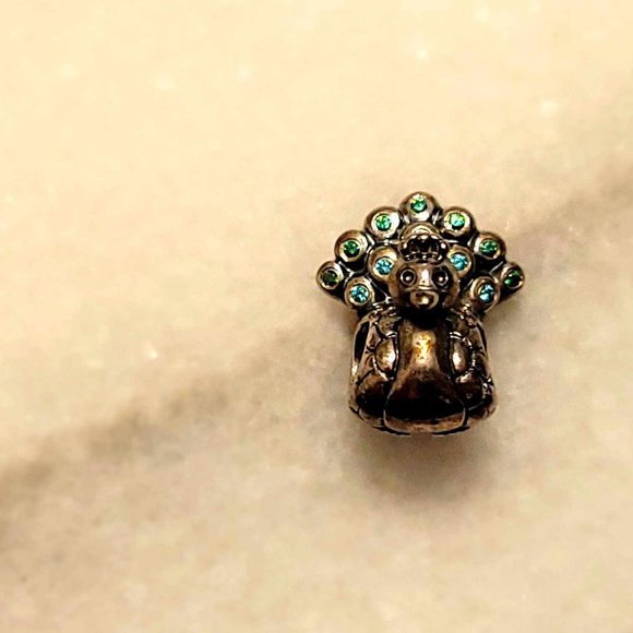Pandora | Jewelry | Pandora Retired Peacock Charm | Poshmark